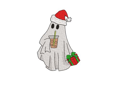 Christmas Ghost · Creative Fabrica