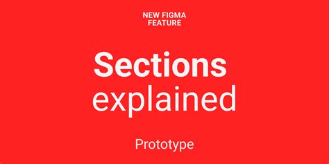 Sections Explained New Figma Feature Figma