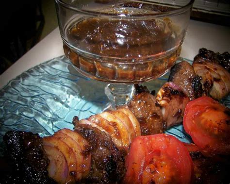 Fig Balsamic Glazed Beef Kabobs Recipe