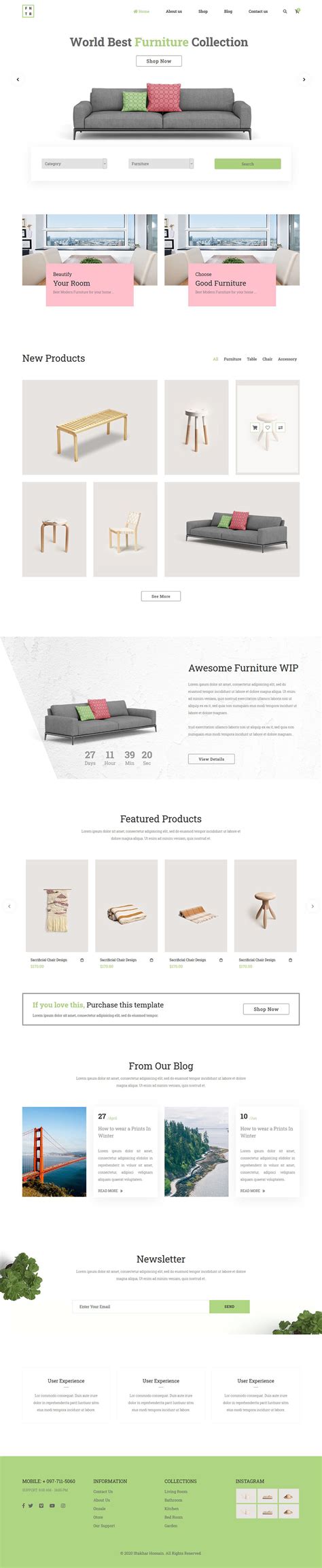 I Will Do Psd To Html Css Convert Responsive With Bootstrap 4 Behance