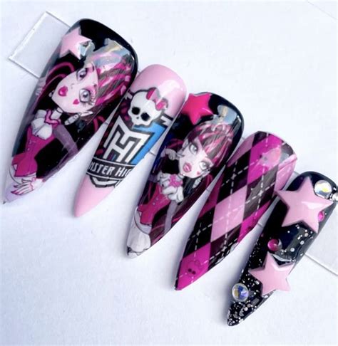 Monster High Nails Monster High Nails Hippie Nails Punk Nails