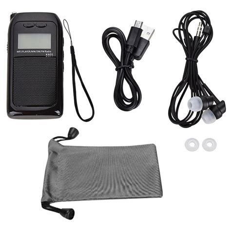 Карманный цифровой радиоприемник Fm Mw Sw Full Band Radio с 118 дюймовым ЖК дисплеем купить на