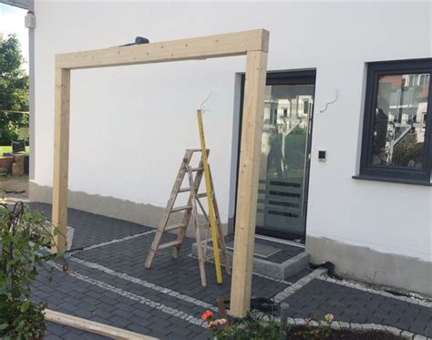 Vordach Pfosten Vordach Holz Vordach Selber Bauen Vordach Hauseingang