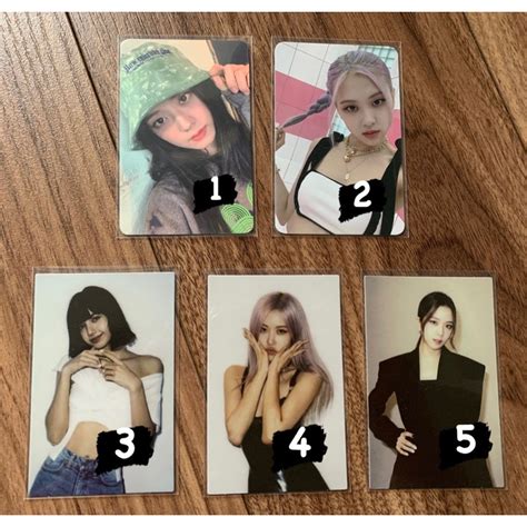 BLACKPINK OFFICIAL PHOTOCARD THE ALBUM ảnh thẻ chính hãng BLACKPINK Shopee Việt Nam