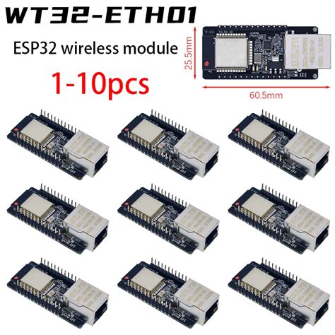 Wt32 Eth01 Porta Serial Integrada Rede Ethernet Bluetooth Compat Vel Wifi Combo Gateway Mcu