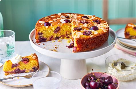 Cherry Lemon And Polenta Cake Tesco Real Food