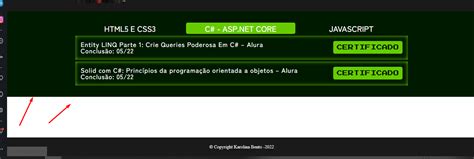 Ajuda Com Footer Da Página De Desafio Html5 E Css3 Parte 4 Avançando