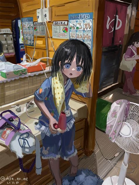 正经又纯洁的沐浴洗澡pixiv插画图片，是你歪了 Bobopic