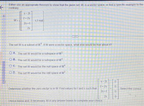 Solved Either Use An Appropriate Theorem To Show That The