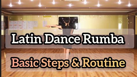 Latin American Dance Rumba Basic Steps Routine 1 10 YouTube