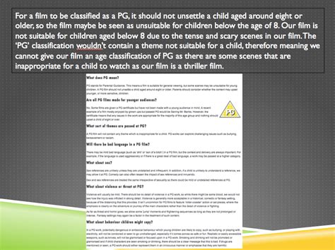 Bbfc Classifications And The Ideal Audience Members Mosesmorgan23 Bbfc Classifications And The Ideal Audience Members Mosesmorgan23