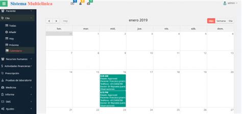 Sistema De Gestion Hospitalaria Php Y Mysql Ventas Programacion