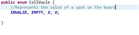 Instances Of The Class Tictactoe Represent A Game Chegg