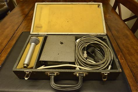 Calrec British BBC CM656D Vintage Condenser Microphone Set Reverb