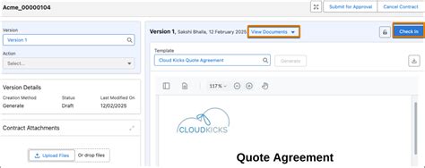 Create And Submit Contracts Salesforce Trailhead