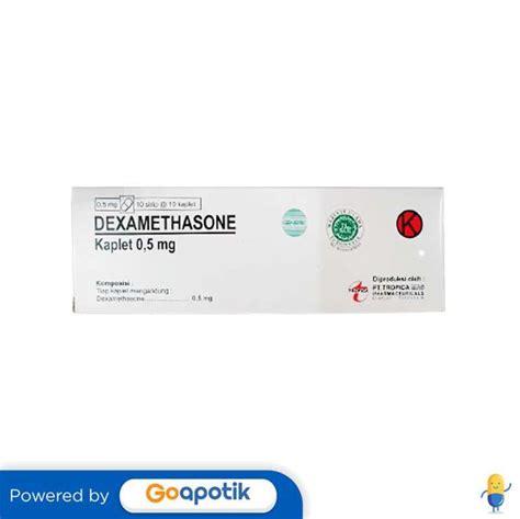 Jual DEXAMETHASONE TROPICA 0 5 MG BOX 100 KAPLET Di Seller Apotek Wijaya Bandung Mukapayung