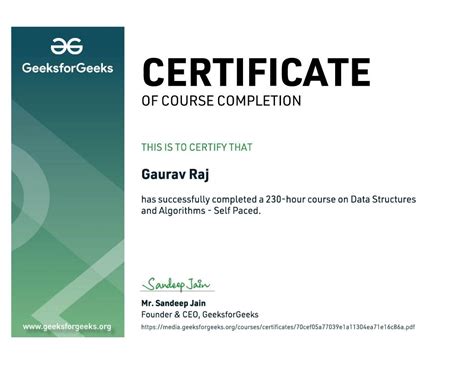 gaurav raj on linkedin datastructures algorithms geeksforgeeks