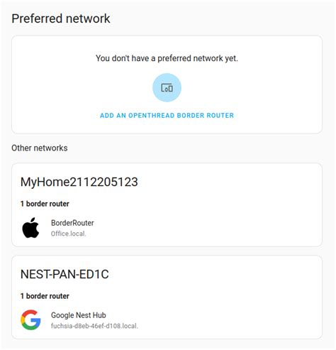 Thread Home Assistant