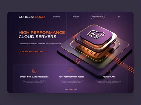 Hosting Website Ui Ux By Danilosmith On Dribbble