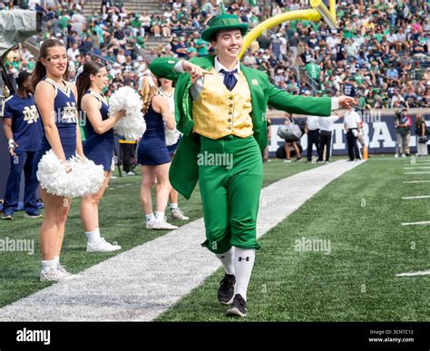 South Bend In September 20 The Notre Dame Fighting Irish Mascot