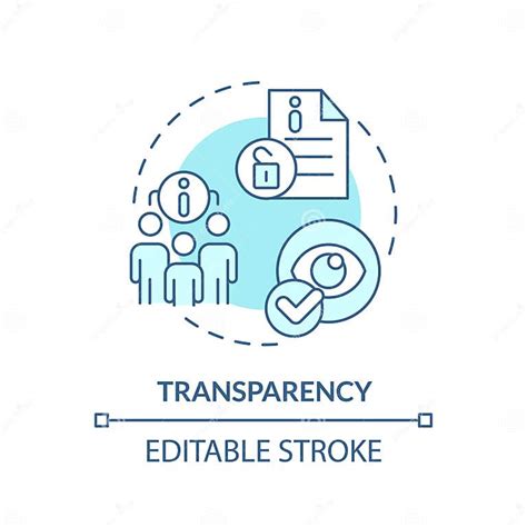2d Transparency Concept Linear Icon Stock Vector Illustration Of