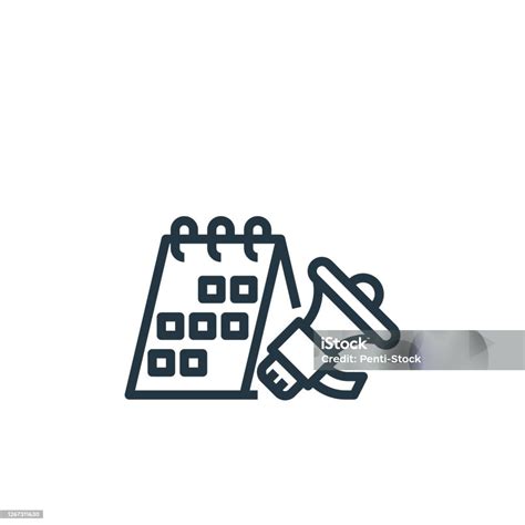 흰색 배경에서 격리된 캠페인 벡터 아이콘입니다 웹 사이트 디자인 및 모바일 앱 개발을 위한 개요 씬 라인 캠페인 아이콘 씬 라인 캠페인 개요 아이콘 벡터 일러스트레이션입니다