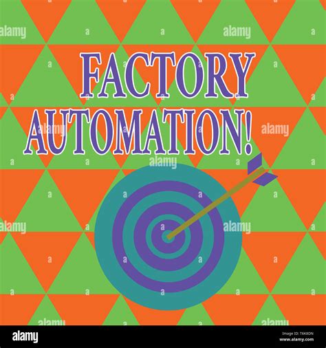 Text Sign Showing Factory Automation Business Photo Showcasing Automatic Operation And Control