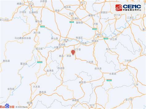 中国地震台网自动测定：10月01日21时40分在四川宜宾市长宁县附近手机新浪网