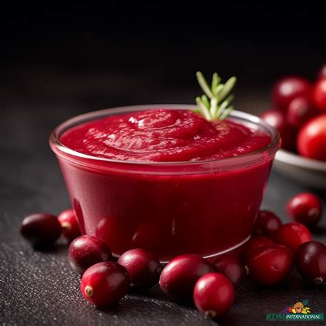Cranberry Puree Fruit And Vegetables To The World