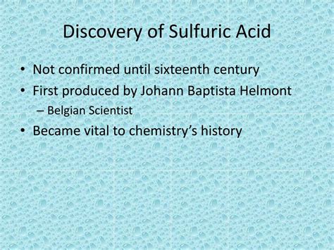 PPT - Sulfuric Acid PowerPoint Presentation, free download - ID:3145760