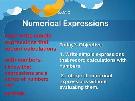Ppt Numerical Expressions Powerpoint Presentation Free Download Id