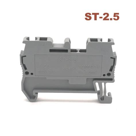5pcs Spring Terminal Blocks St 2 5 Morsettiera Din Grandado