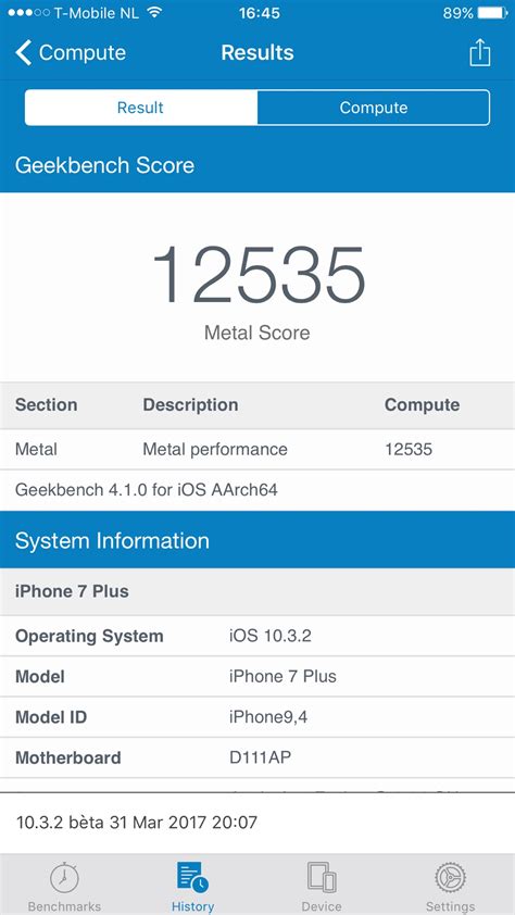 Geekbench 410 New Compute Benchmark Macrumors Forums
