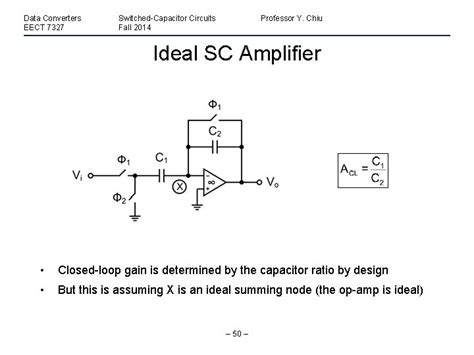 Switched Capacitor Fully Differential Amplifier