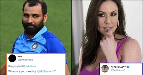 Adult Star Replies When Asked “when Are You Meeting Mohammed Shami
