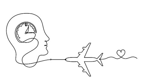 흰색 배경에 선을 그리는 비행기가 있는 남자 실루엣 프로필 곡선에 대한 스톡 벡터 아트 및 기타 이미지 곡선 낙서 드로잉 남자 Istock