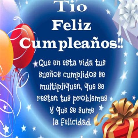 Frase De Cumpleaños Para Un Tío