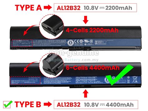 Acer Aspire V5 131 2629 Batteryhigh Grade Replacement Acer Aspire V5