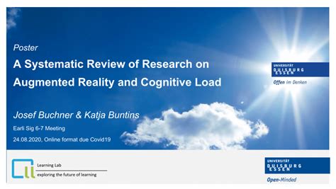 Pdf A Systematic Review Of Research On Augmented Reality And Cognitive Load