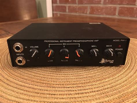 Raven Labs Pha 1 Bass Preamp Headphone Amp Reverb