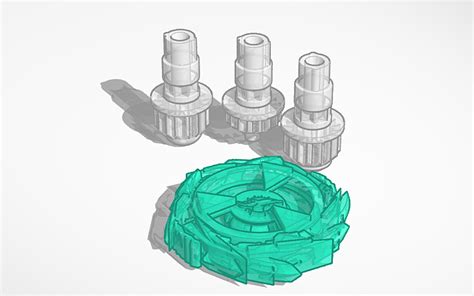3d Design Copy Of Beyblade X Bit Tinkercad