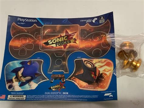 Playstation 4 Ds4 Controller Sonic Stickers And Knobs Video Gaming