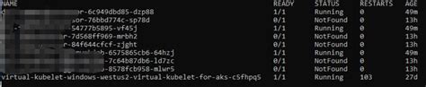 Aci Notfound By The Virtual Kubelet Connector But The Backing Resource