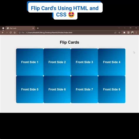 Dua Khan On Linkedin Html Css Webdesign Tutorial Flipcards