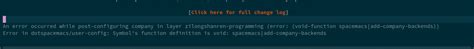 使用子龙山人的spacemacs配置加载完出现的错误 Spacemacs Emacs China