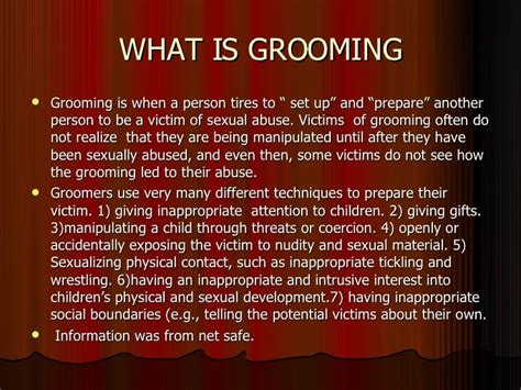 What Is Grooming