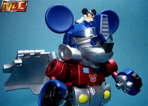 Transformers Disney Label Presents Mickey Mouse Brave Fortress
