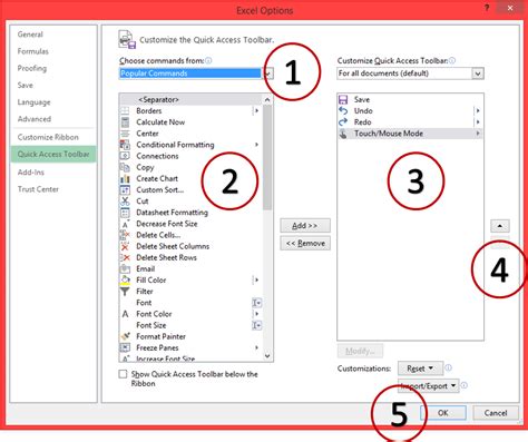 Remarkable Features Of The Quick Access Toolbar In Excel 2013 Bookboon Blog