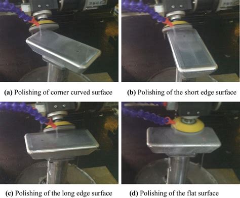 Polishing State Of Four Typical Positions A Polishing Of Corner Curved Download Scientific