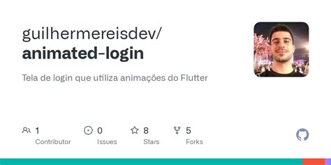 Github Guilhermereisdev Animated Login Tela De Login Que Utiliza
